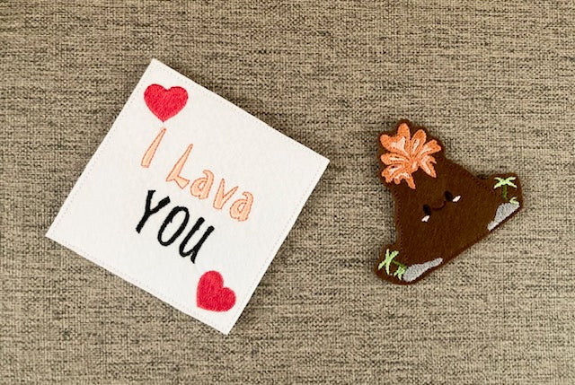 Volcano Finger Puppet Valentine's Card – Petal and Pocket Predictions